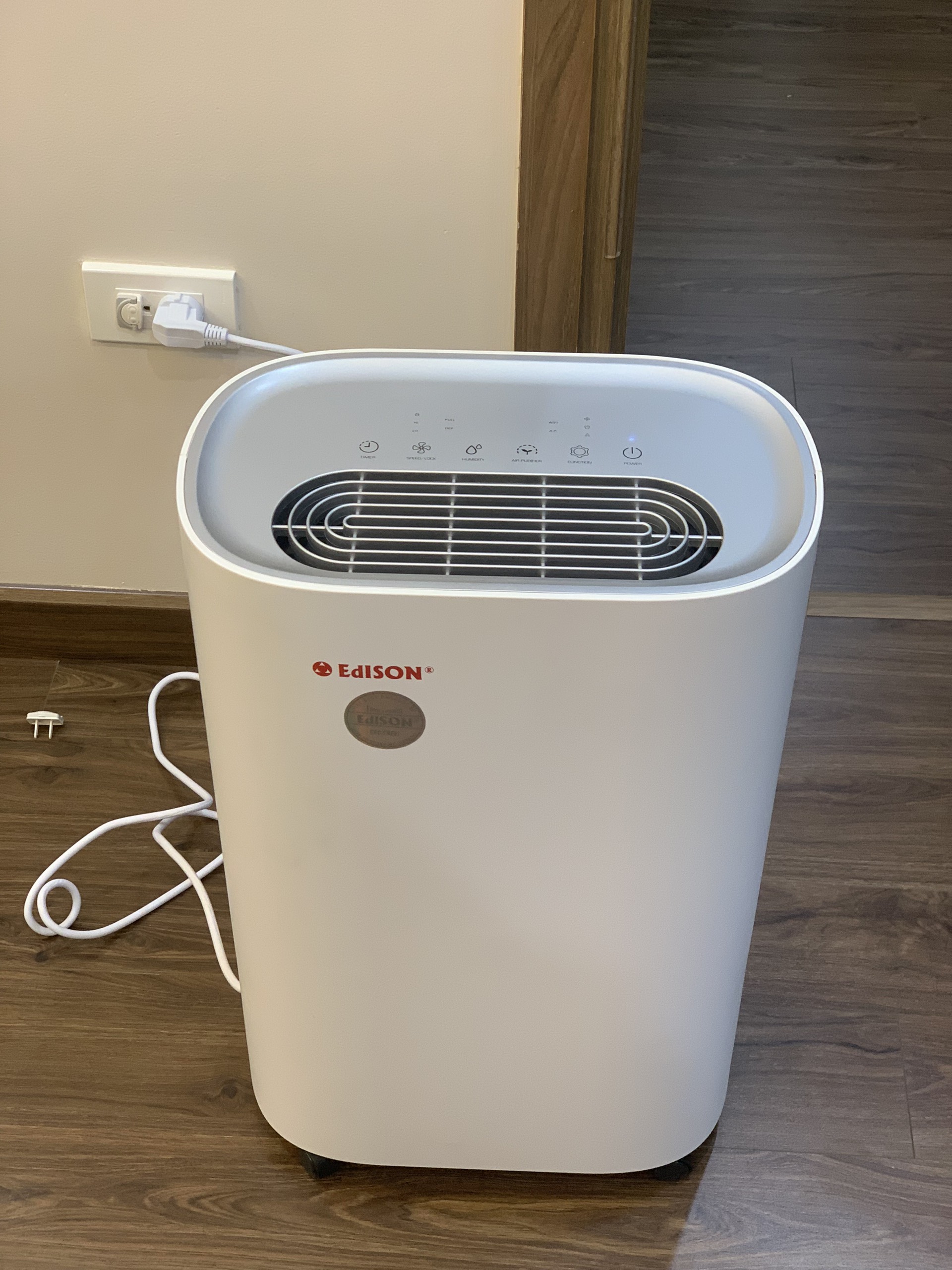 Máy hút ẩm lọc không khí Edison ED-27BE công suất 27 lít/ngày
